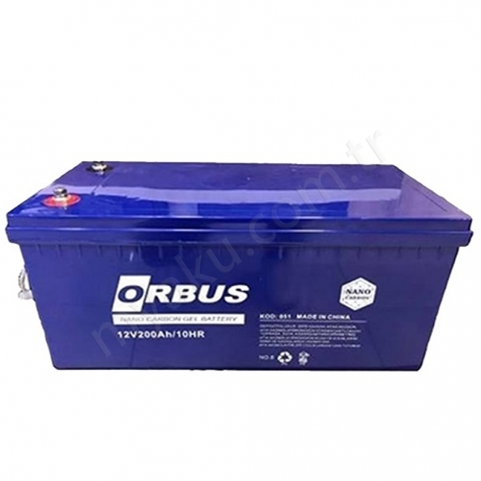 200Ah Amper Orbus Solar Jel Deep Cycle Akü Fiyatı ve Özellikleri